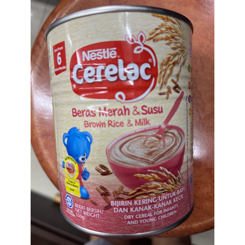 Nestle Cerelac Infant Cereals Wheat & Honey/ Rice 500g Beras MERAH&Susu 350g / Beras & Susu 350g ...