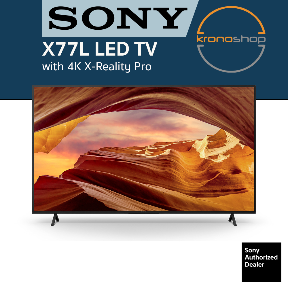 Sony X77L 75 Inch 4K Ultra HD LED TV with Google TV and HDR KD75X77L KD ...