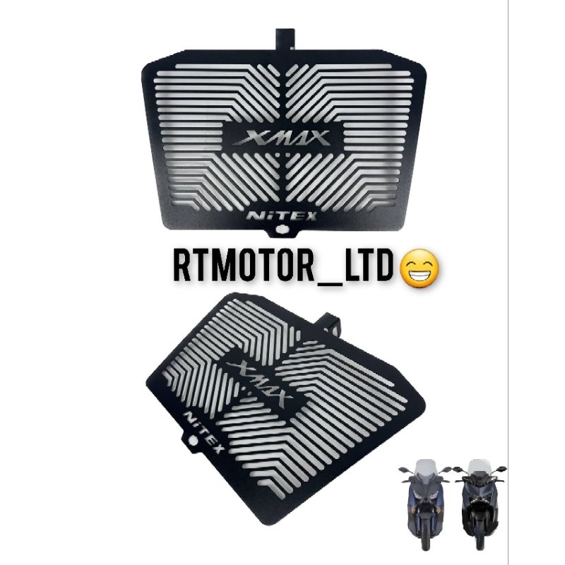 YAMAHA XMAX 250 300 V1 V2 RADIATOR COVER COOLANT NET COOLANT TANK GUARD ...