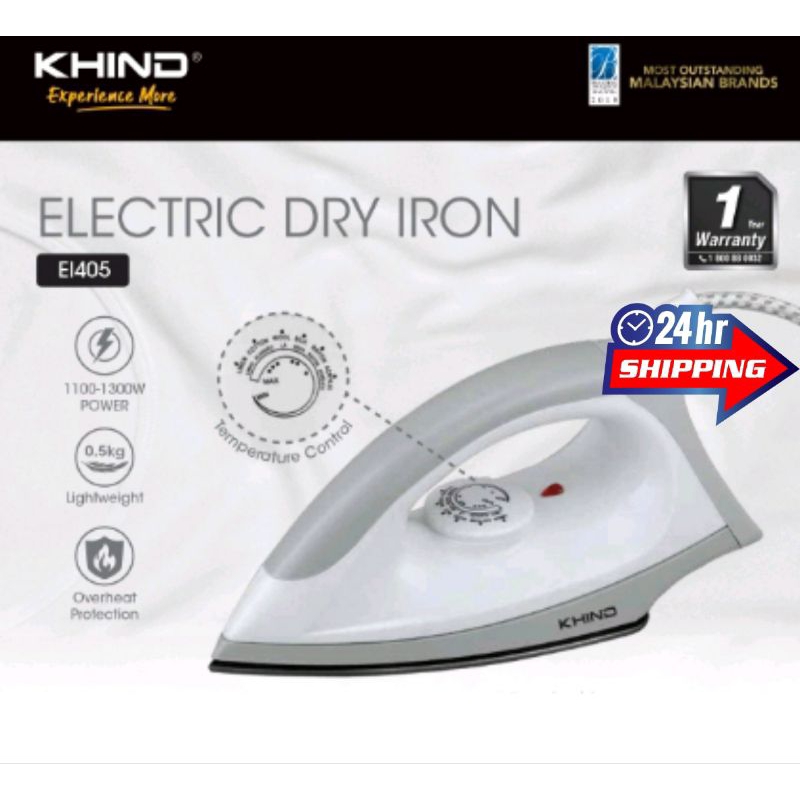 Khind Iron Light Iron Travel Iron Non Stick Dry Iron Electric Iron ...
