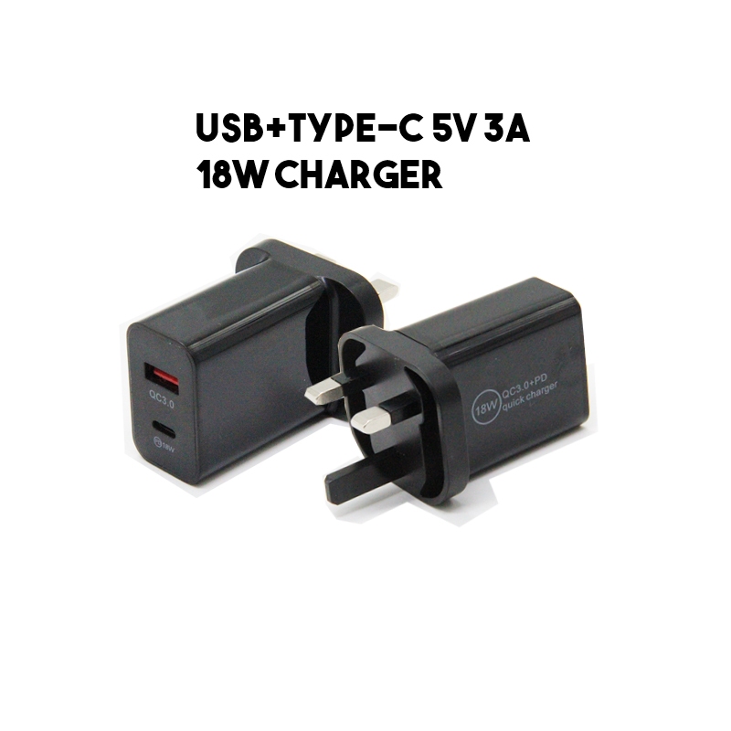 Malaysia / UK Plug - 5V 1A / 2A / 3A USB POWER ADAPTER FOR CCTV / DAILY USE Type C USB Adaptor ...