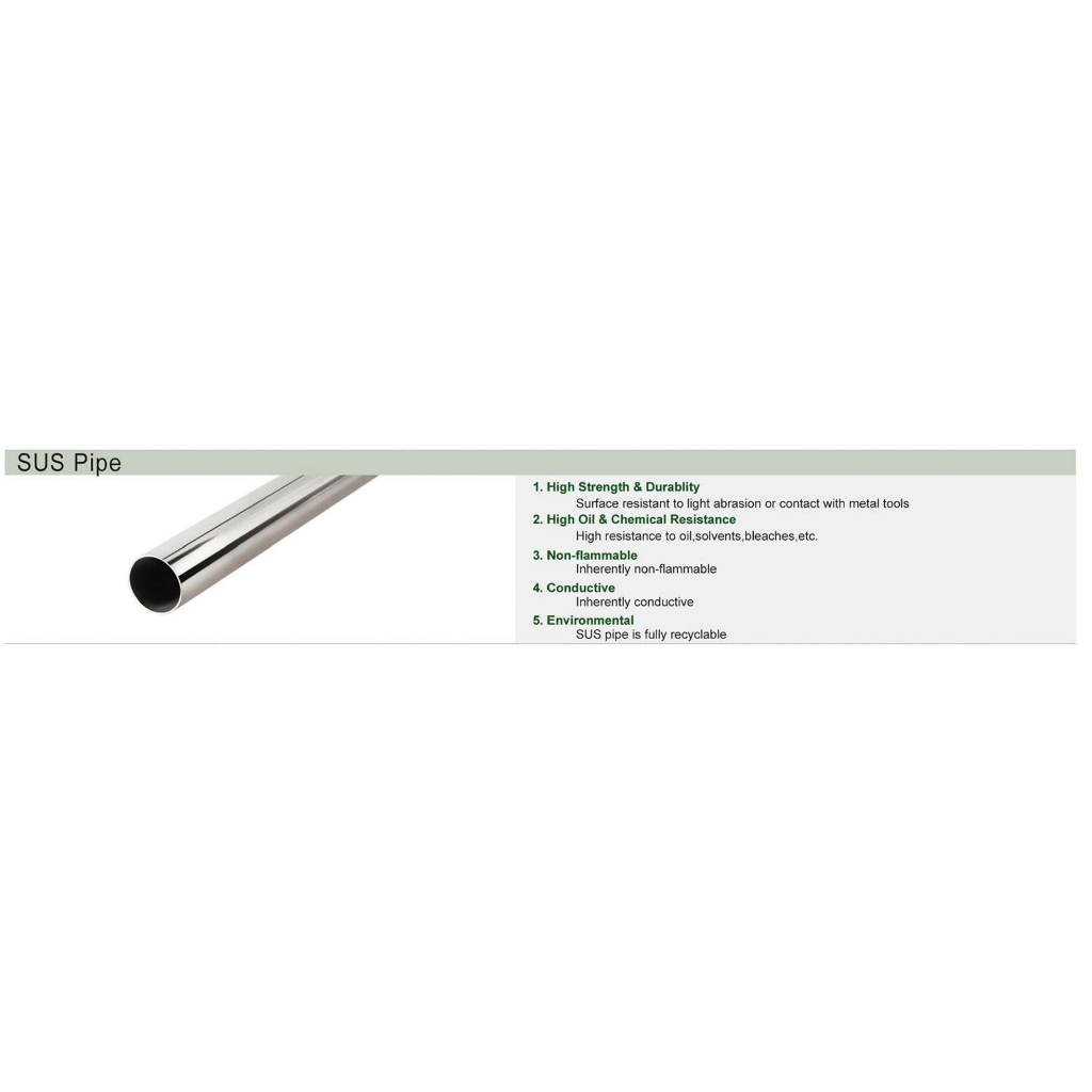 PIPE & JOINT Stainless Steel Pipe Joint 28MM Metal Pipe Connector Pipe ...