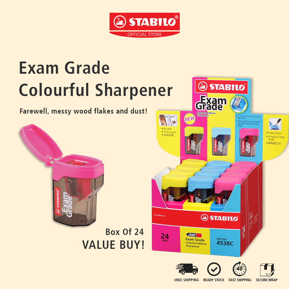 Sharpener - STABILO Exam Grade Colourful Sharpener/ Pengasah Pensel ...