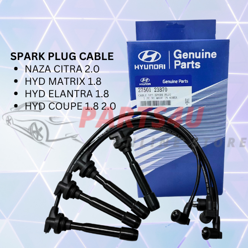PLUG CABLE SET NAZA CITRA 2.0 / MATRIX 1.8 / COUPE / ELANTRA XD 1.8 ...