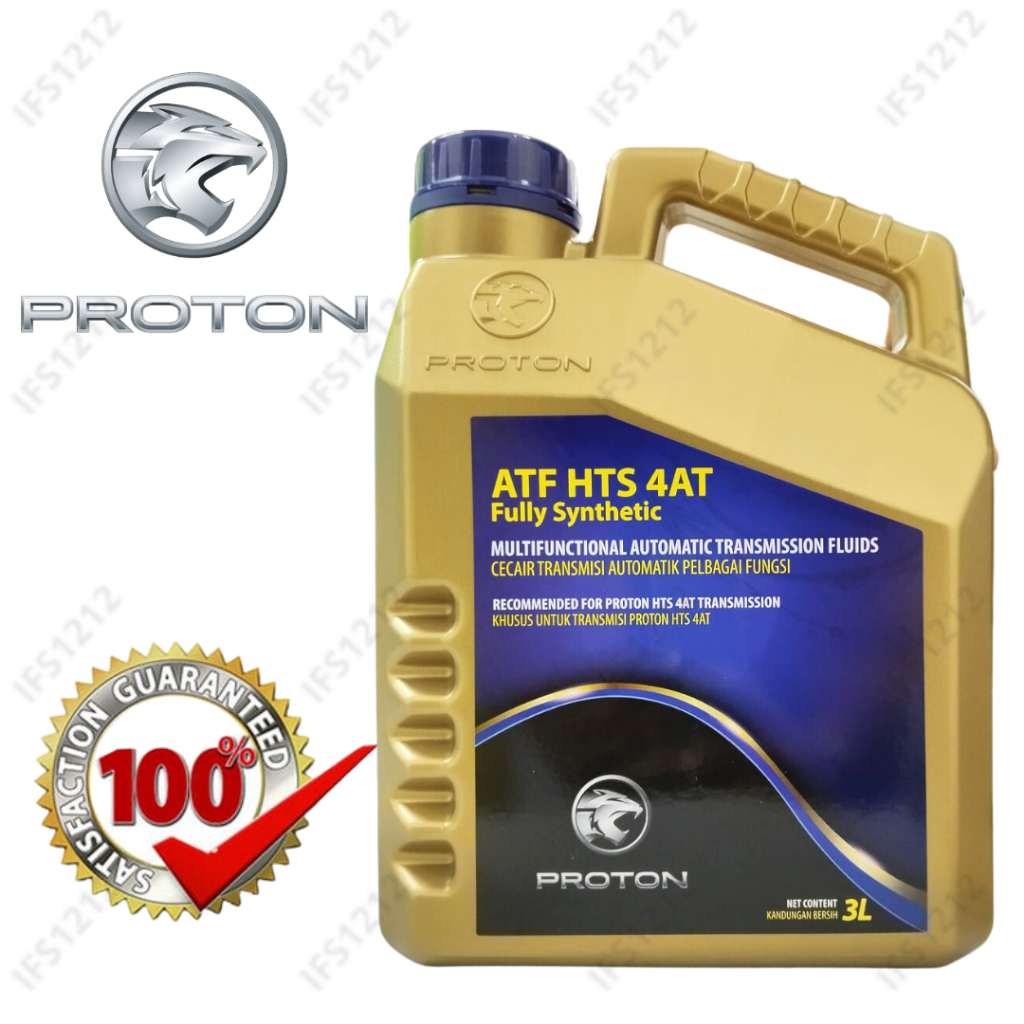 🇲🇾ORI NEW🔥 PROTON AUTO OIL ATF HTS 4AT 3L SAGA VVT 2019-2023 FULLY ...
