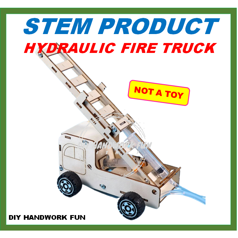 DIY Creative Ladder Fire Truck STEAM Science Education Set | Set ...