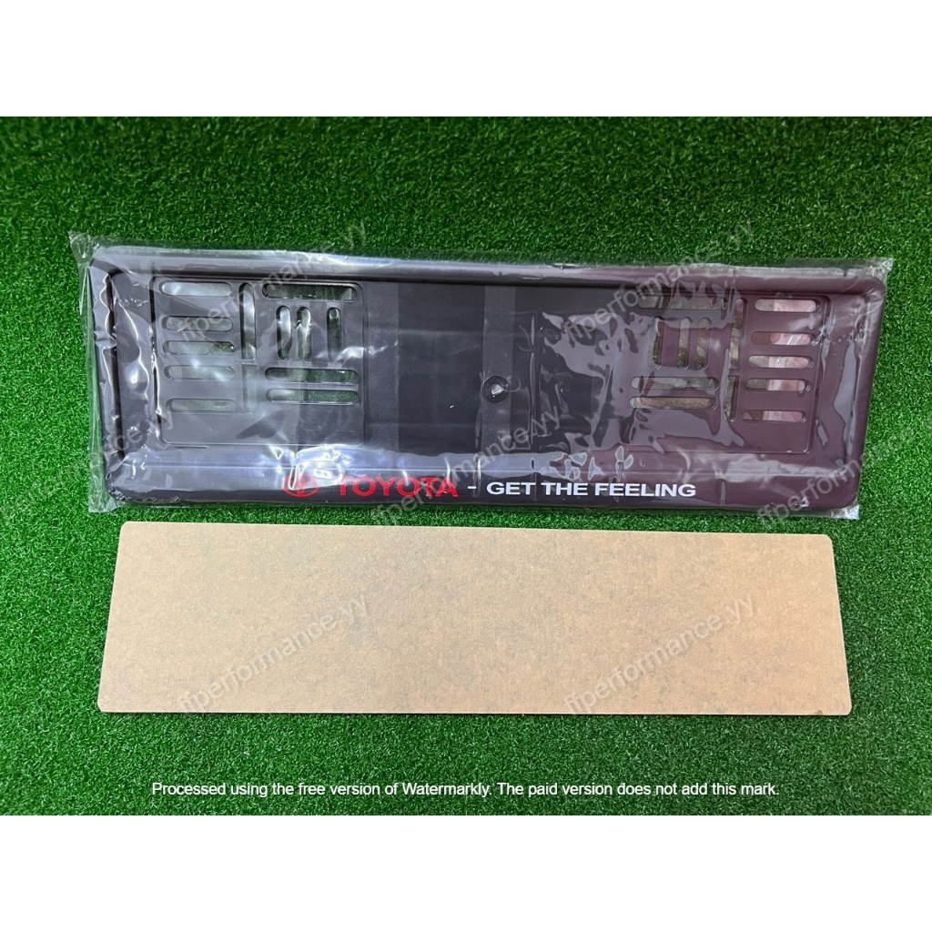 Number Plate Casing Frame Rectangle (Toyota) | Shopee Malaysia