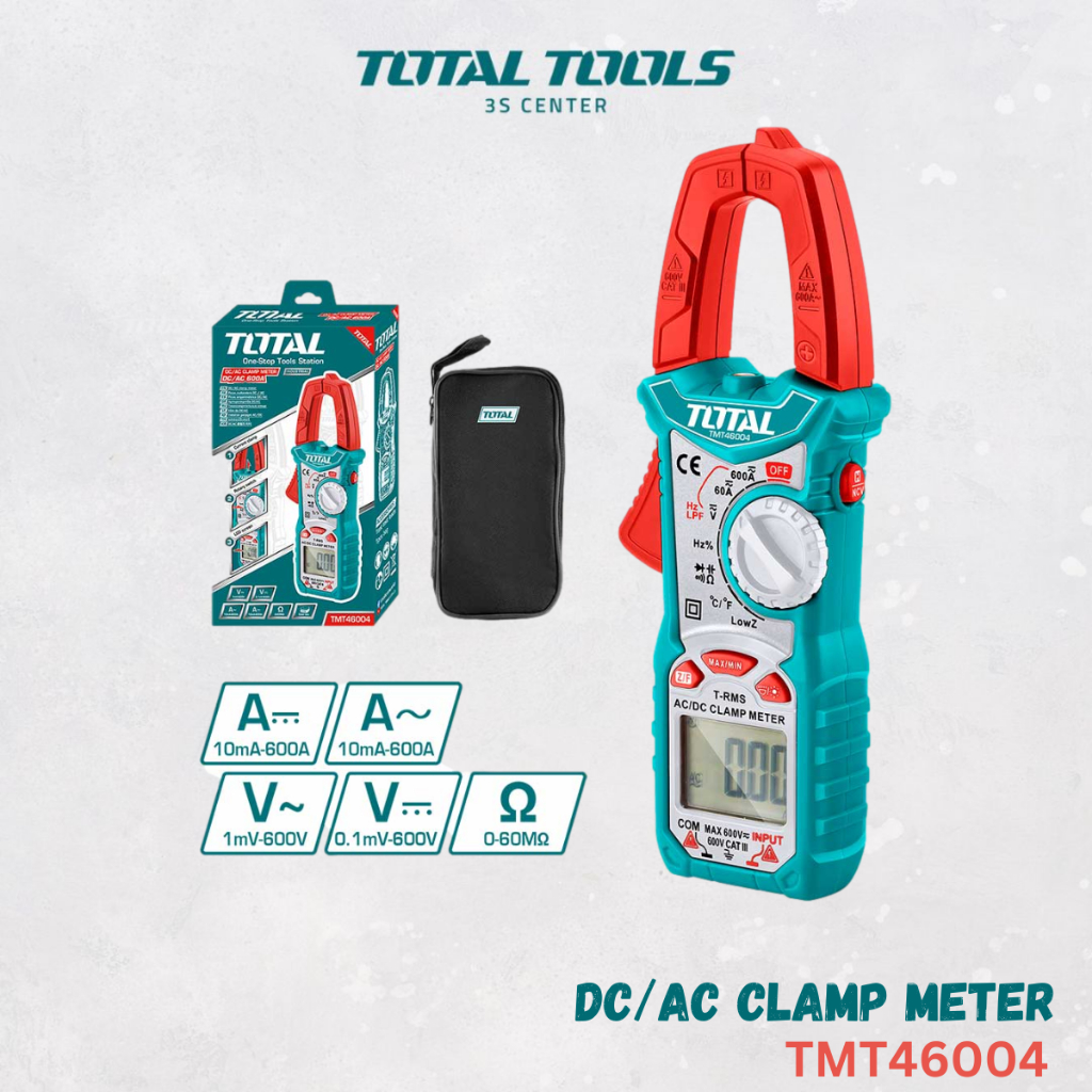 Total Digital AC Clamp Meter (AC 600A) -TMT46004 | Shopee Malaysia