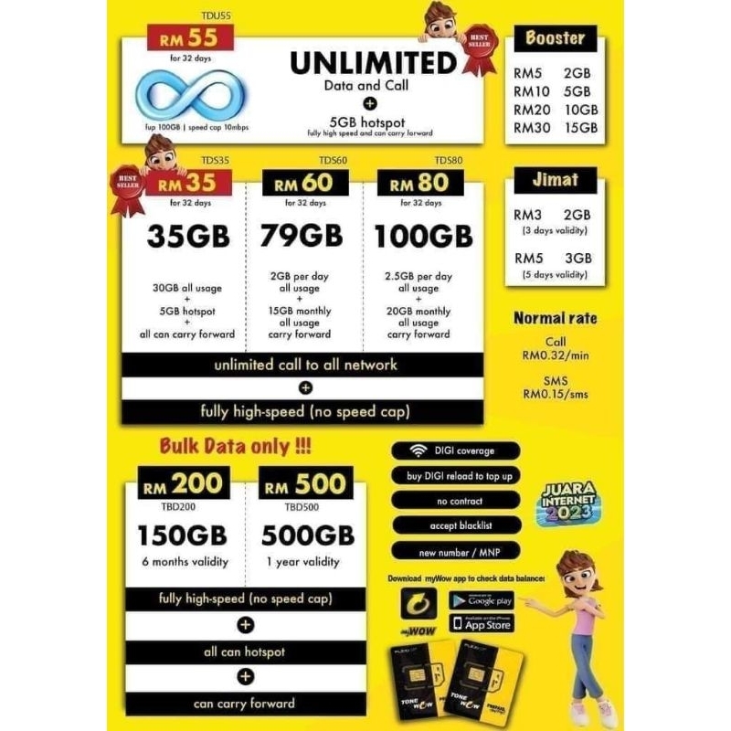 SIMKAD TONEWOW LINE DIGI ( BOLEH PILIH 4 ANGKA BELAKANG) | Shopee Malaysia