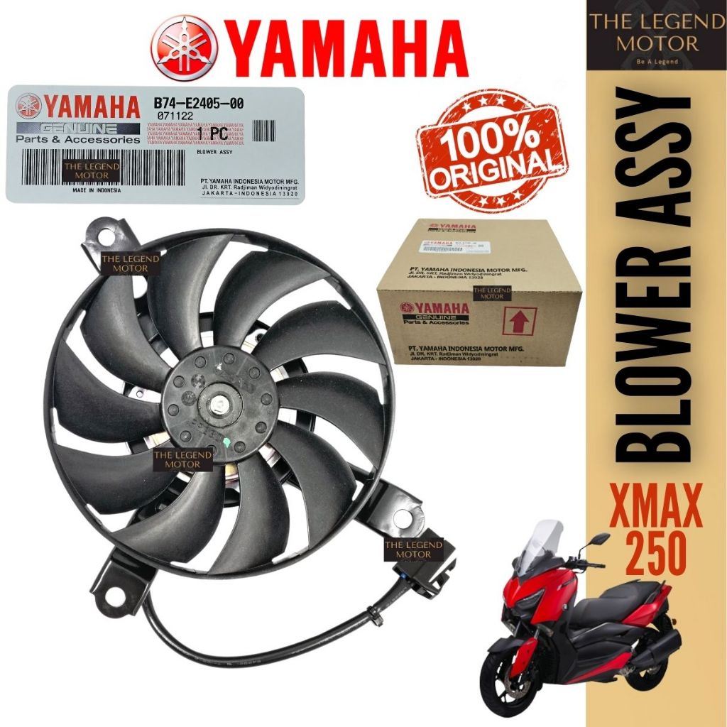 XMAX250 XMAX 250 Blower Assy Fan Radiator Kipas Coolant Tenk Tangki ...