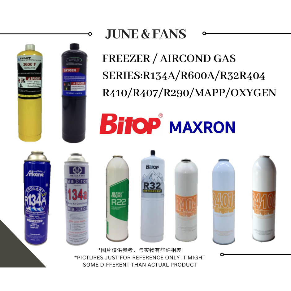 FREEZER AIRCOND REFRIGERANT GAS R22/R32/R134A/R290A/R404A/R407C/R410A/R600A | Shopee Malaysia
