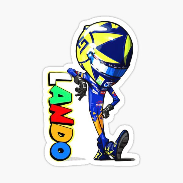 Lando Norris Stickers v2 | Shopee Malaysia