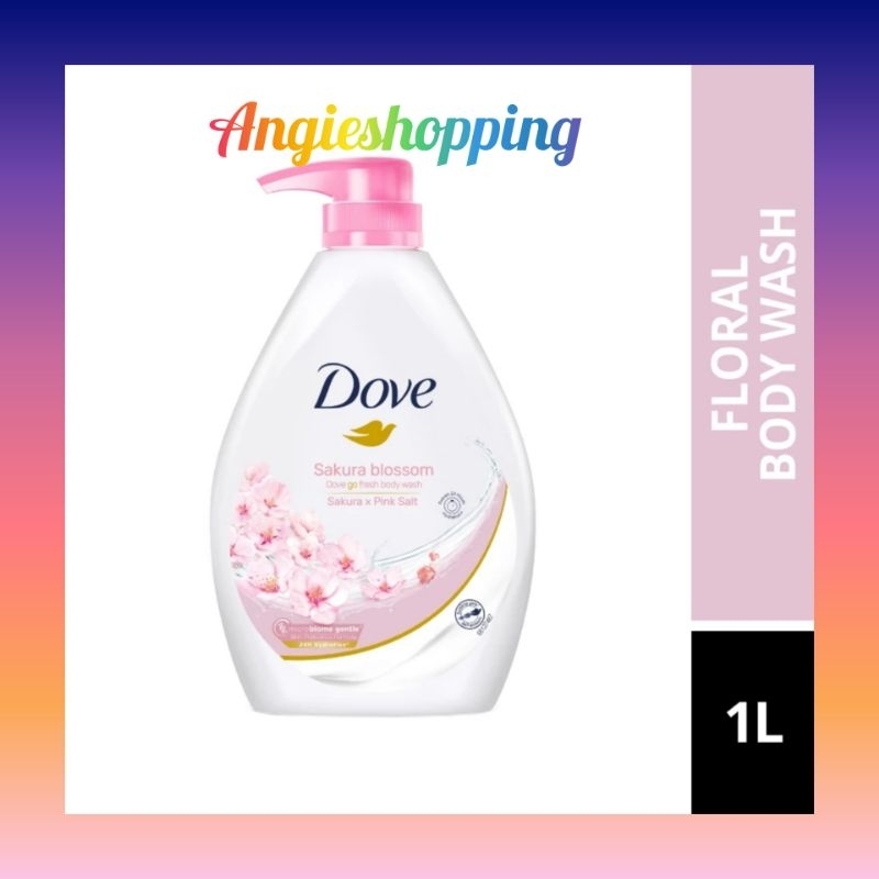 Dove Sakura Blossom Body Wash 1L | Shopee Malaysia
