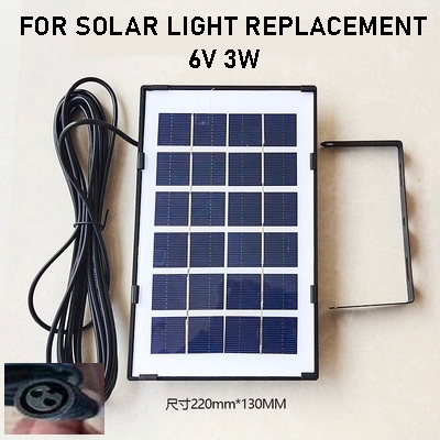 ( Ready Stock ) For Solar Light Replacement Solar Panel 6V Solar Panel ...