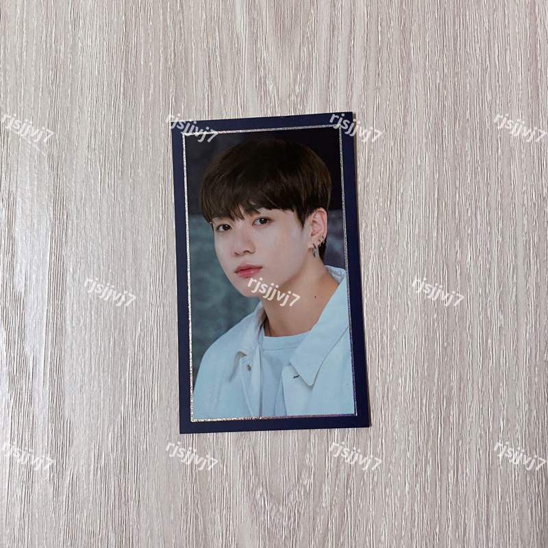 BTS JUNGKOOK/JK PERMISSION TO DANCE ON STAGE OFFICIAL MESSAGE PHOTOCARD ...