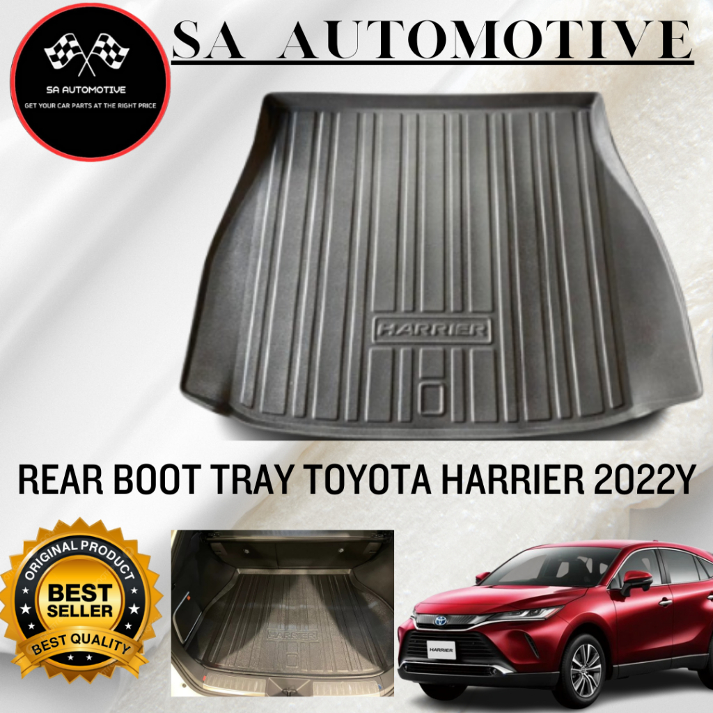 TOYOTA HARRIER 2022 REAR CARGO BOOT TRAY CAR ACCESSORIES HIGH QUALITY ...