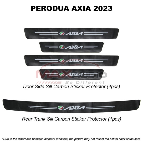 PERODUA ALZA AXIA ARUZ BEZZA MYVI VIVA ATIVA Car Door Carbon Side Sill ...