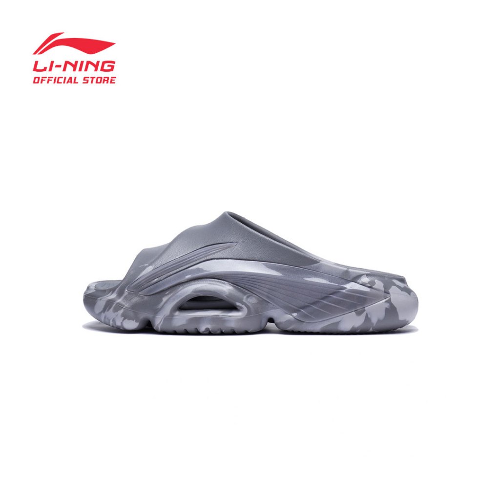 LI-NING BADFIVE MEN'S SLIDES - DARK GREY - ABTT003-2 | Shopee Malaysia