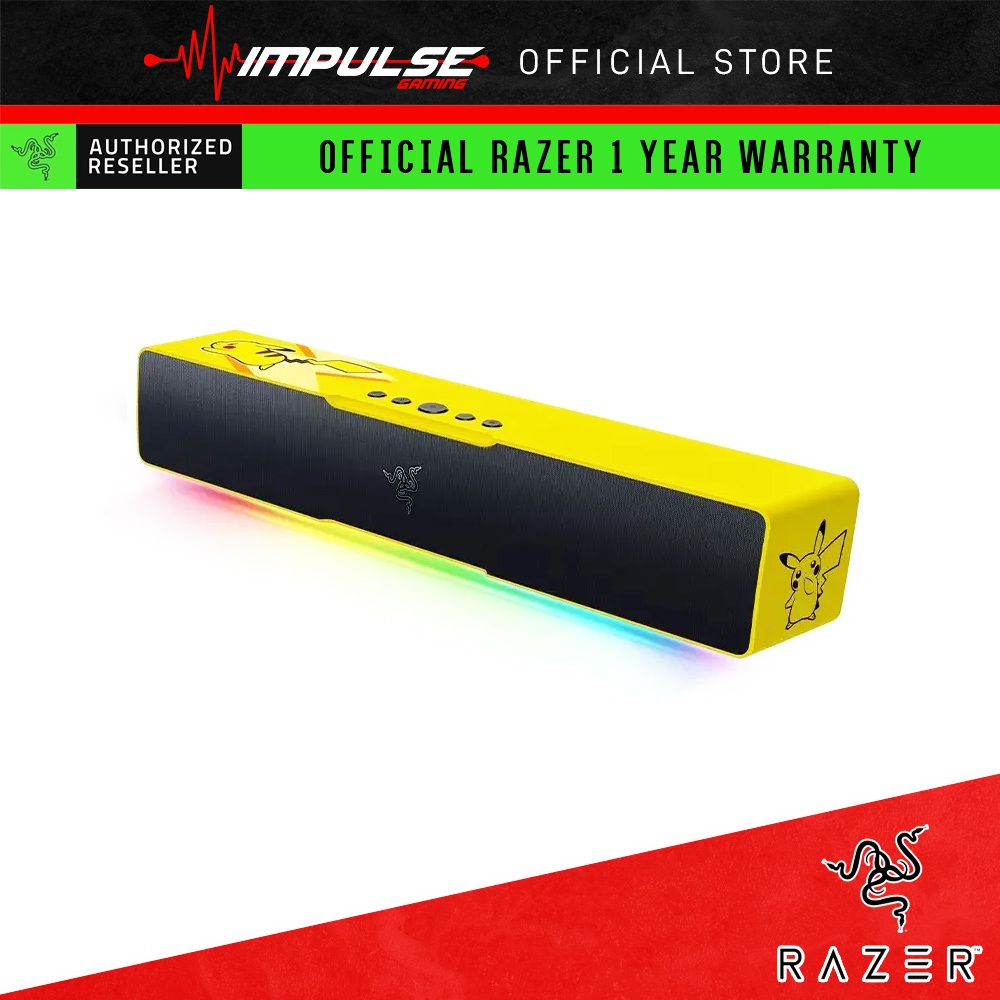 Razer x Pokemon Leviathan V2 X RGB Bluetooth Gaming Sound Bar | Shopee ...
