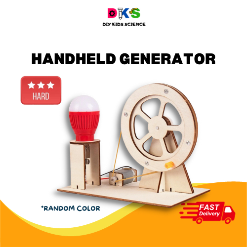 【HANDHELD GENERATOR】Projek RBT DIY Kids Science STEM Education Physic ...