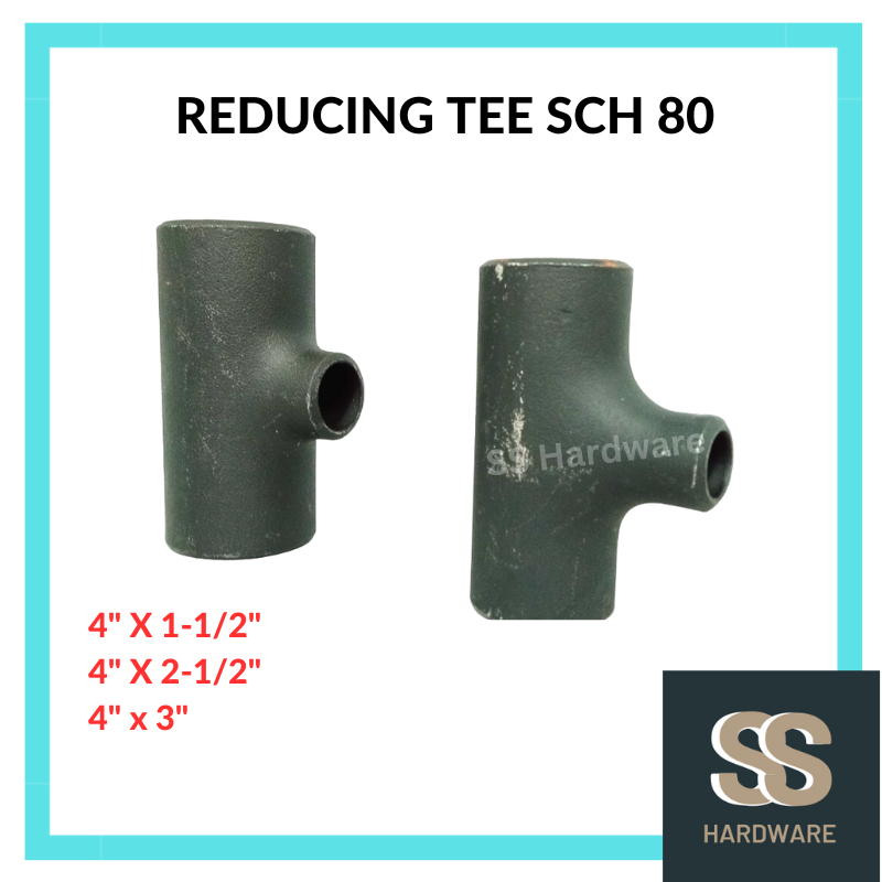 Carbon Steel Reducing Tee Schedule 80 Buttweld Pipe Fitting ASME B16.9 ...