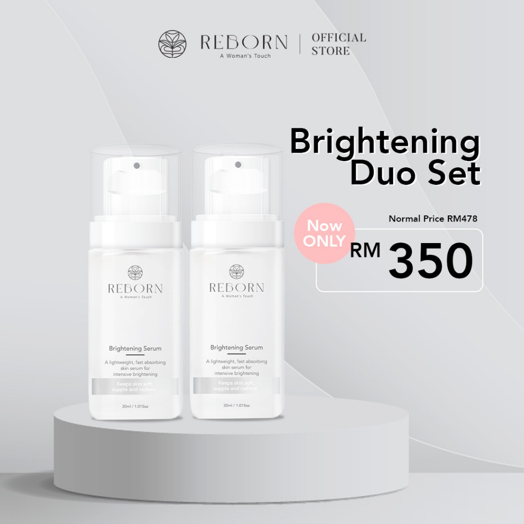 REBORN Brightening Anti-Dark Serum Twin Pack - Whitening & Hydrating For Intimate/Armpit/Nipple ...