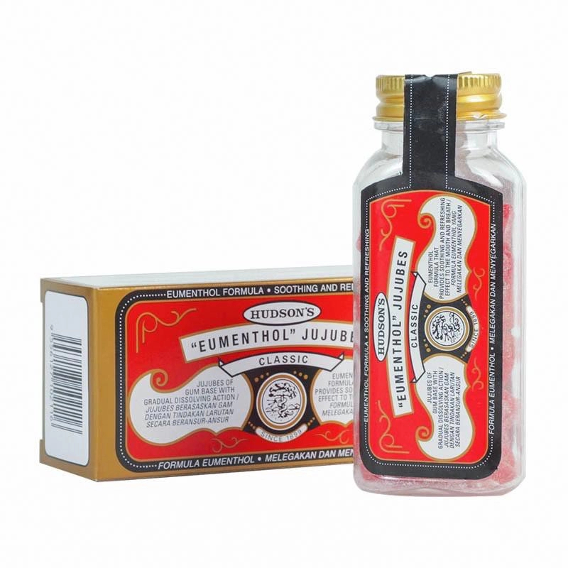 [LOWEST PRICE GUARANTEE] HUDSON'S EUMENTHOL JUJUBES (FRESH MINT / HONEY ...