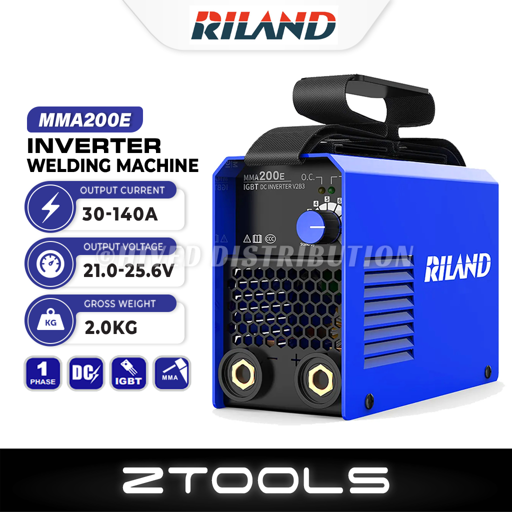 Riland MMA200E Arc Inverter Welding Machine (140A) Mesin Kimpalan ...
