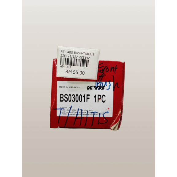(READY STOCK) FRONT ABSORBER BUSH BS03001F - TOYOTA ALTIS ZZE121/122 ...