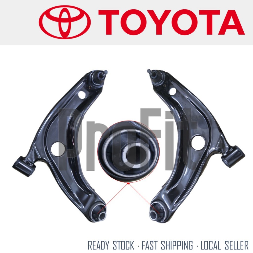 TOYOTA VIOS NCP93 / PRIUS C -LEFT 48069-09070 RIGHT 48068-09080 FRONT LOWER ARM RIGHT AND LEFT ...