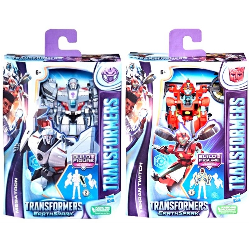 Transformers EarthSpark Grimlock Nightshade Terran Twitch Megatron ...