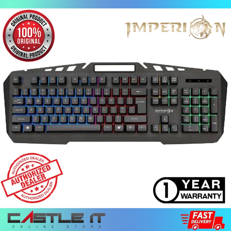 Imperion Gaming Mutation X2 Combo Keyboard Mouse - Mechanical Feel ...