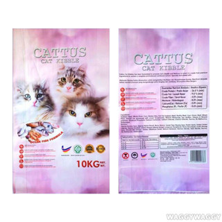 WaggyWaggy Cattus Cat Kibble 100g 1kg Original Pack Ocean Fish Formula ...