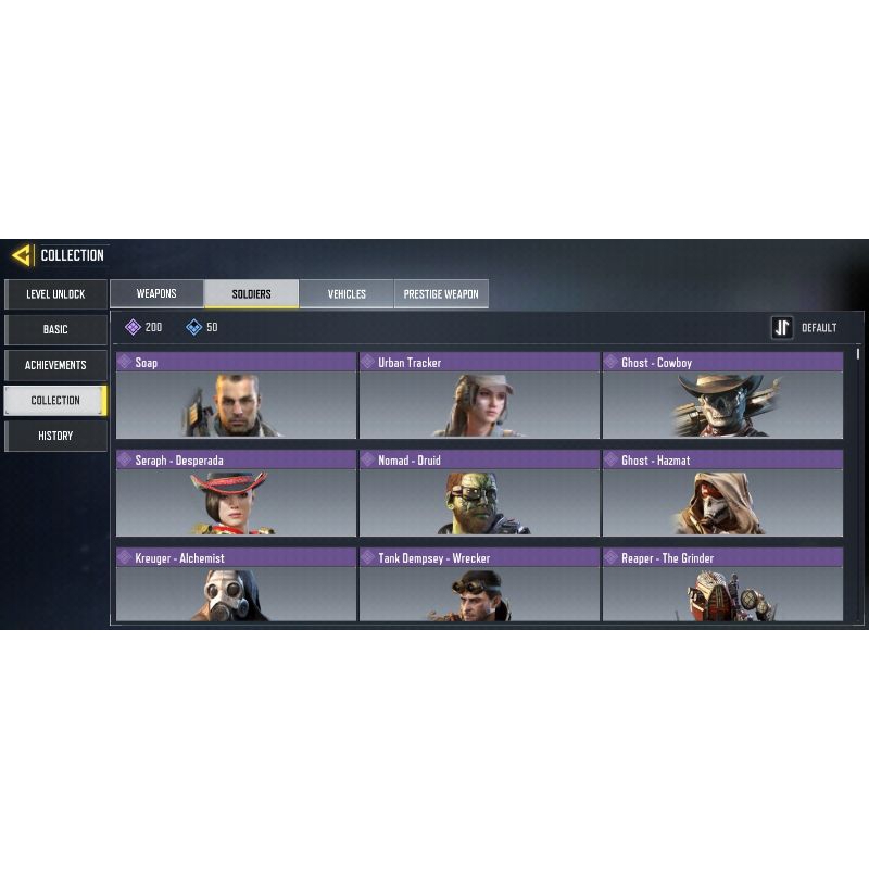 codm account with a lot of skin | Shopee Malaysia