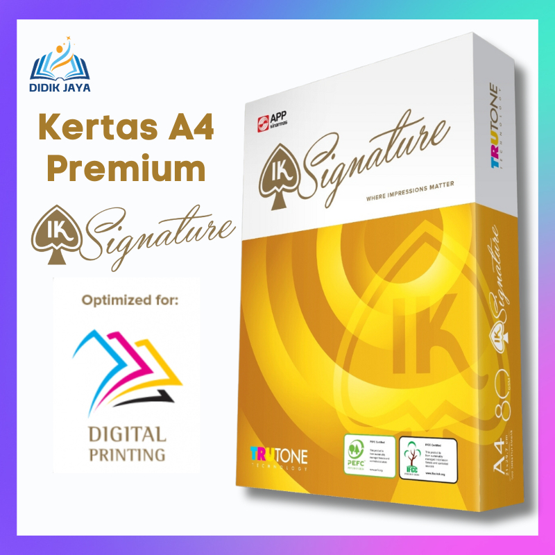 IK Signature 500s 80gsm A4 Paper 1 Ream (500 sheets/ream) | Shopee Malaysia