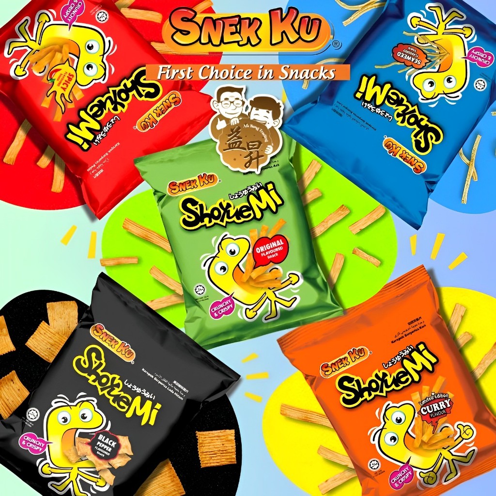 30 packs x 16g / 10 packs x 50g - Snek Ku Shoyue Mi Snack [Original ...