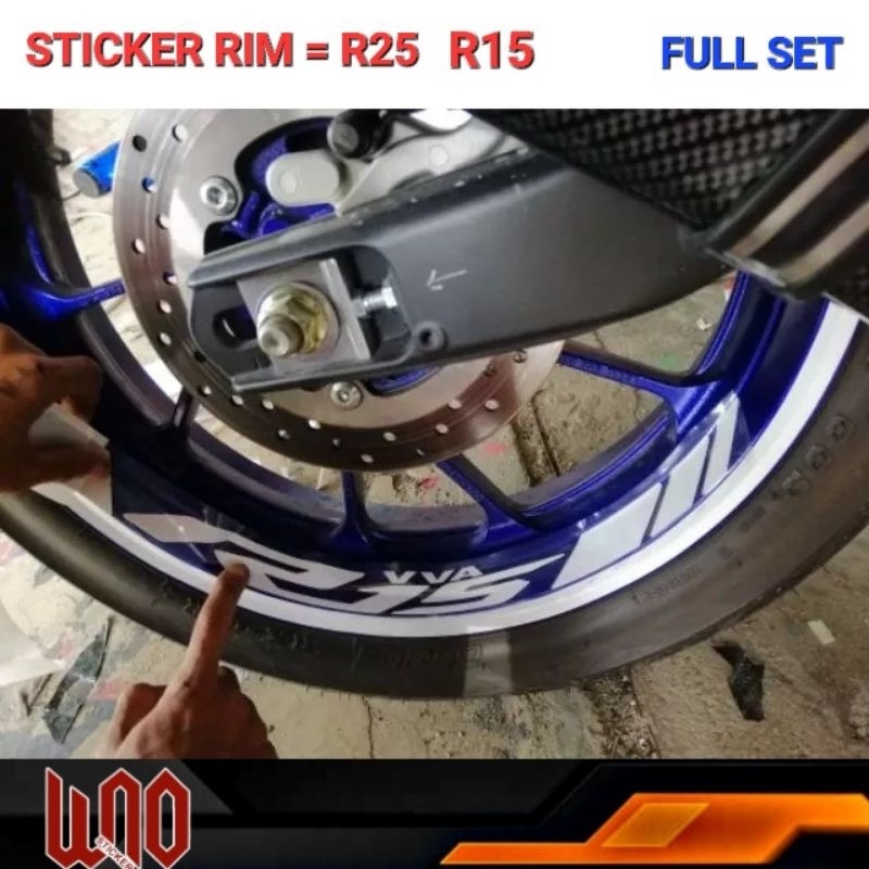 STICKER RIM R15 R25 - BRAND 3M REFLEKTIVE | Shopee Malaysia