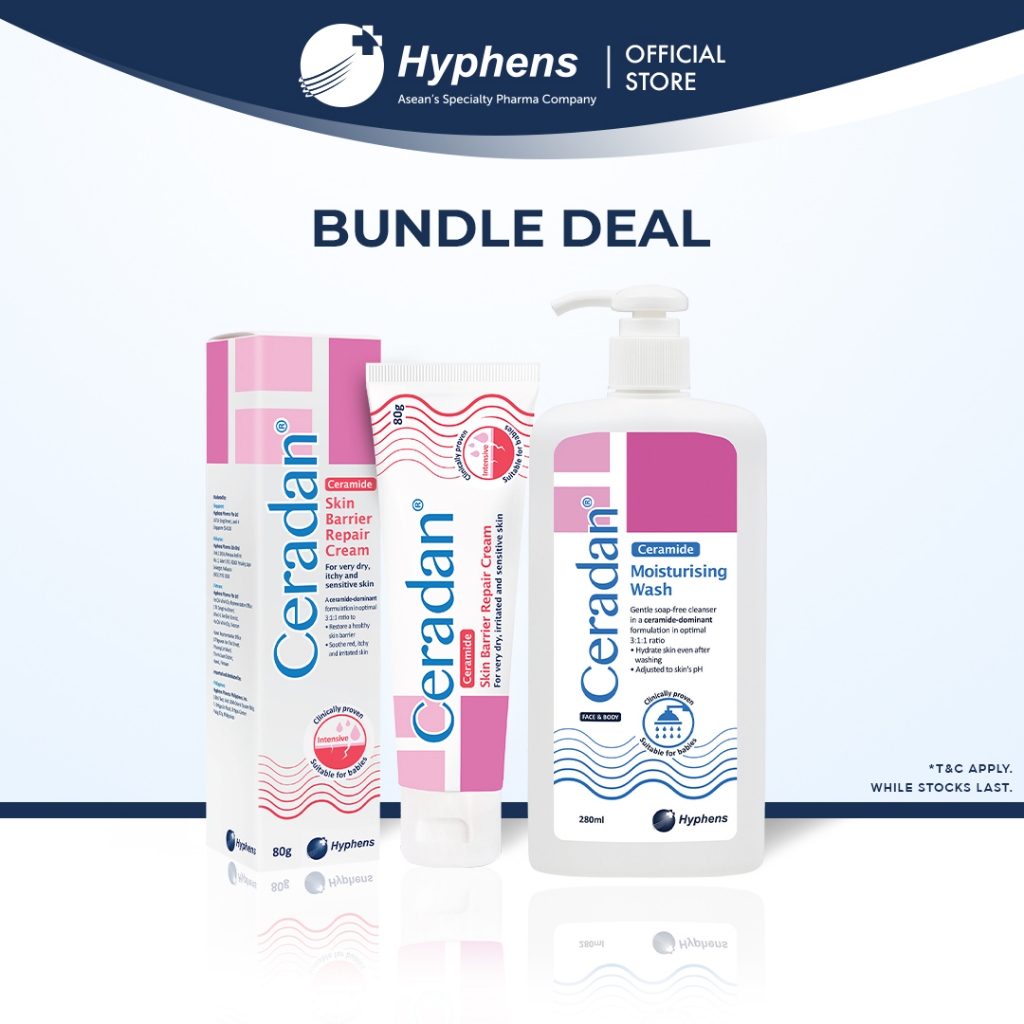 [Bundle Deal] Ceradan Skin Barrier Repair Cream 80g + Ceradan ...