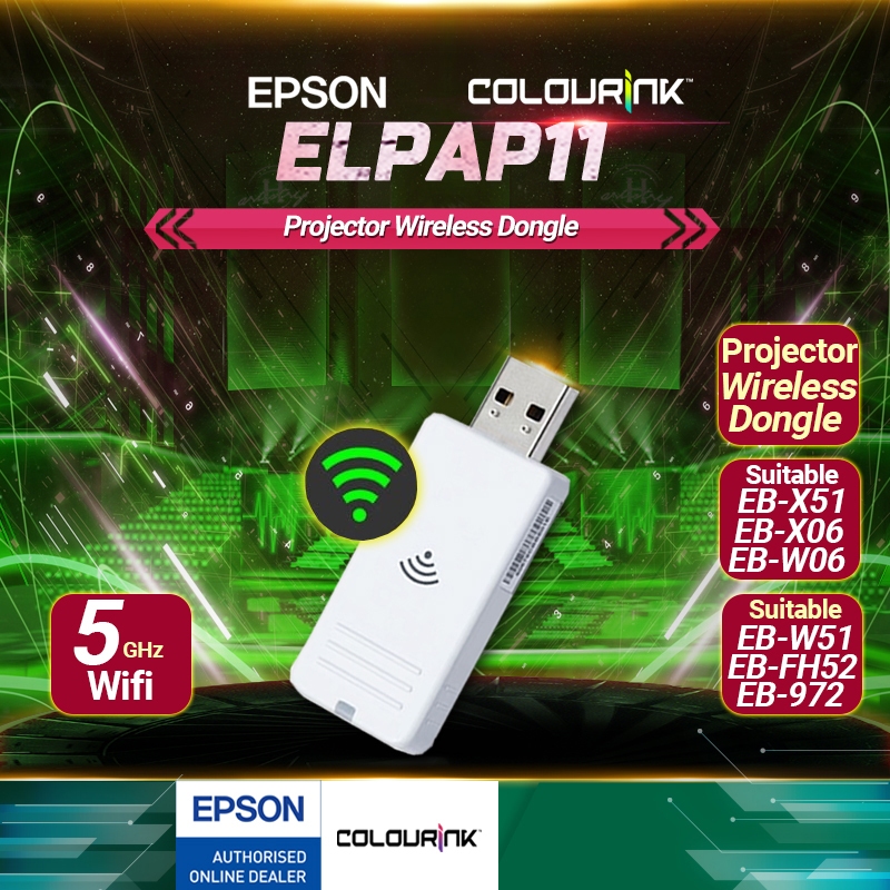 EPSON ELPAP11 for EB-W51, EB-X51, EB-X06, EB-FH52, EB-972 ELPAP12 for ...