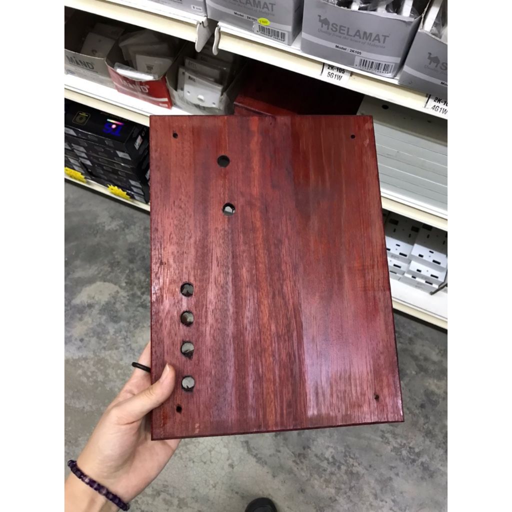 Meter Board Wood 9x12" / PVC 9x10" (TC910) with hole; Papan Meter TNB ...