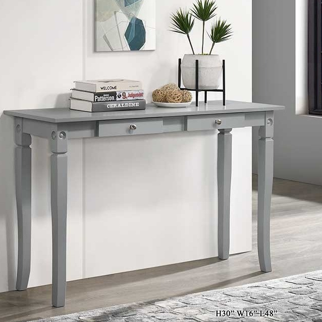 SA 3 Feet White Console Table With Solid Wood CT 77032 / Meja Tepi ...