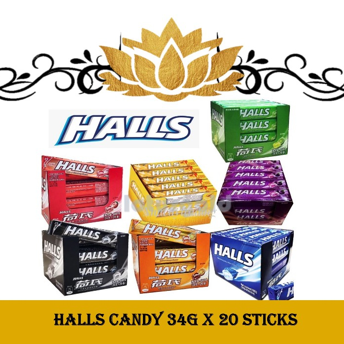 HALLS CANDY 34G x 20 STICKS | Shopee Malaysia
