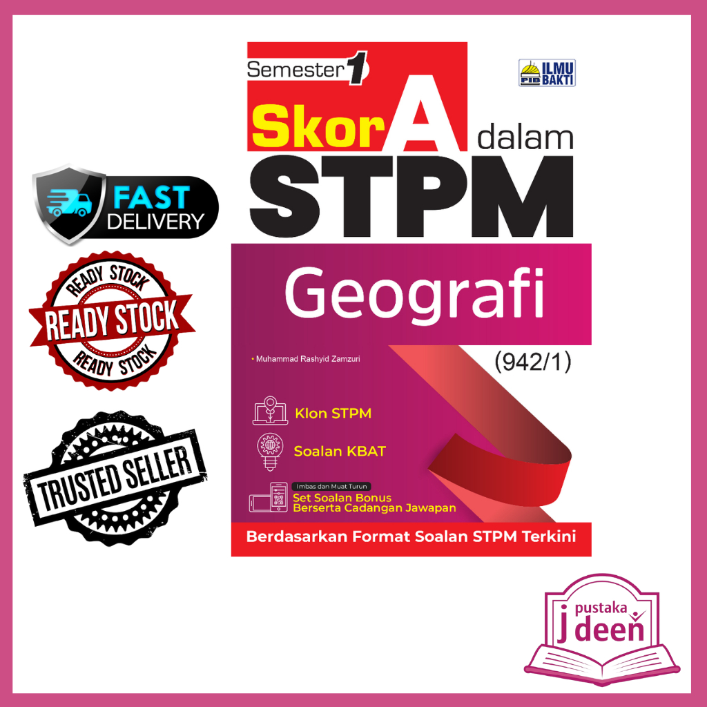 JDEEN BUKU LATIHAN STPM SEMESTER 1 GEOGRAFI-SKOR A DALAM STPM | Shopee ...