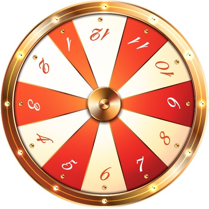 Fortune Wheel/ Lucky Draw Stand/ Gift Spin & Win/ Roda Impian with ...