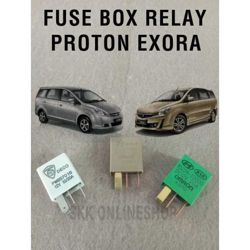 RELAY FUSE BOX PROTON EXORA CPS, EXORA BOLD TURBO | Shopee Malaysia
