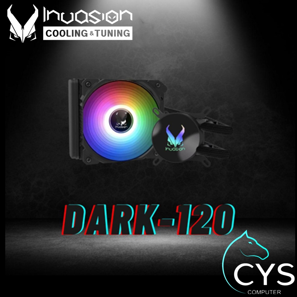 INVASION DARK 120 ARGB AIO CPU LIQUID COOLER | Shopee Malaysia
