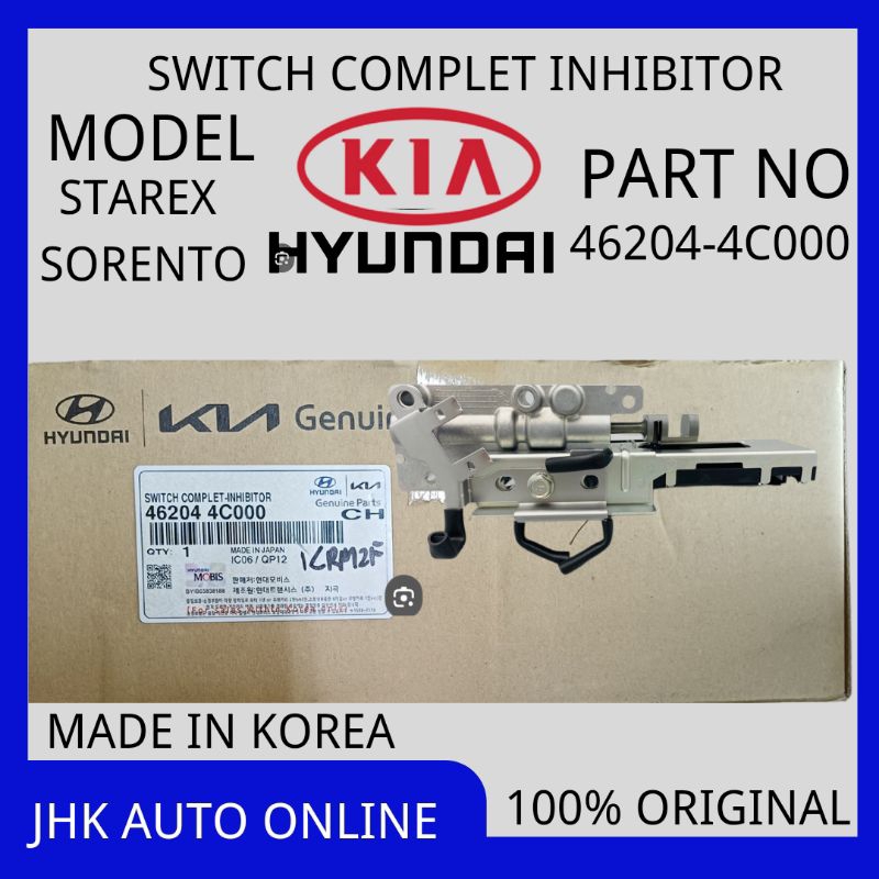 46204-4C000 SWITCH COMPLET INBIHITOR HYUNDAI STAREX KIA SORENTO D4CB ...