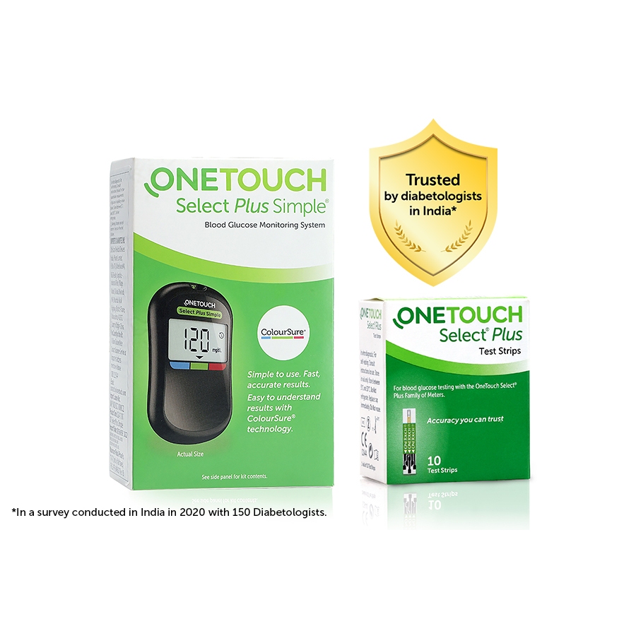 Onetouch Select Plus Simple Glucose Monitoring system | Shopee Malaysia