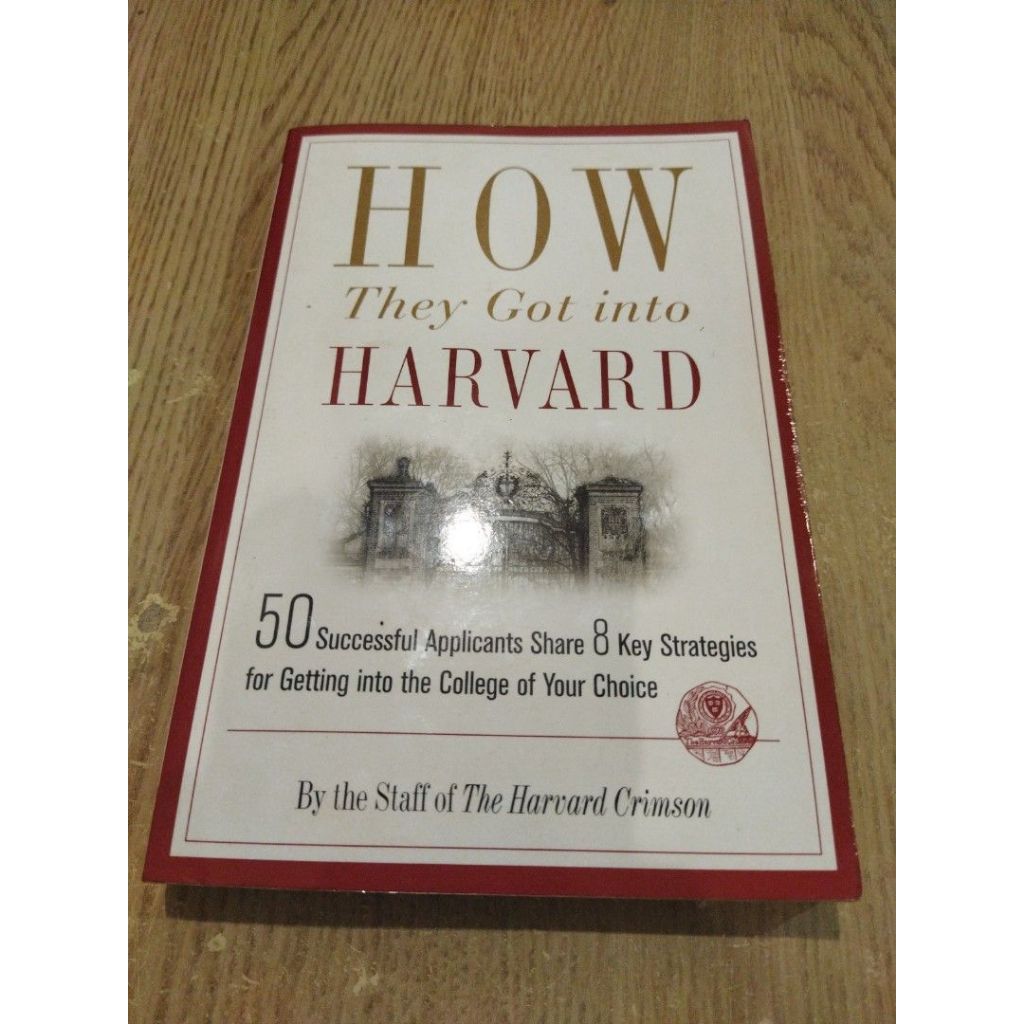 Preloved How They Got into Harvard | Shopee Malaysia Preloved How They Got into Harvard | Shopee Malaysia