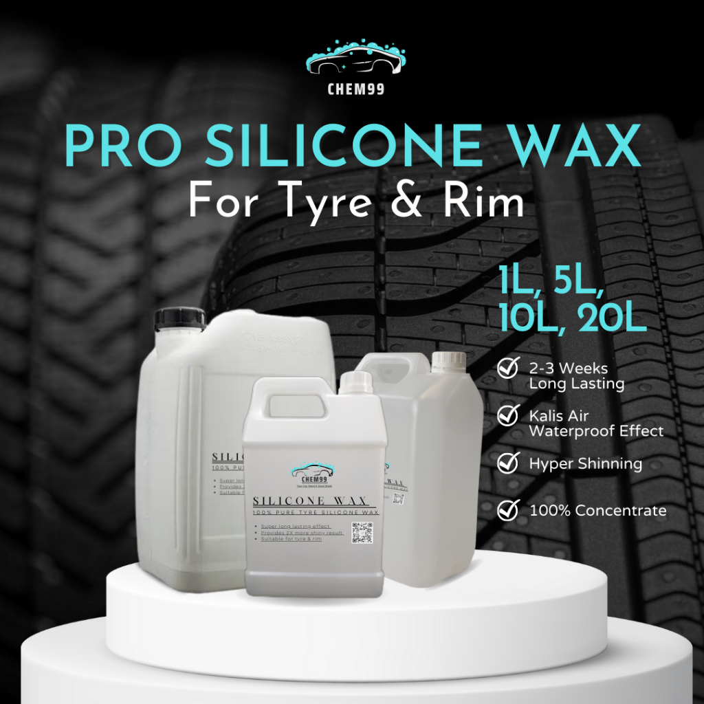 Original Silicone Wax Tyre & Rim Tire Wax Pure Silicon Car Motorcycle ...